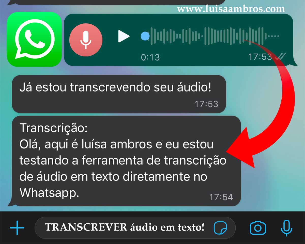 Transcrever Áudio de WhatsApp em Texto [Passo a Passo]